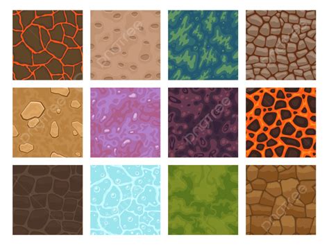 Game Texture Tiles Tile Block Of Object Collection Png And Vector
