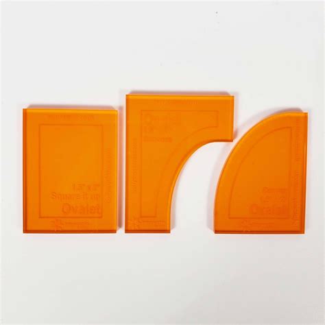 Ovalet Template And Square Up Ruler