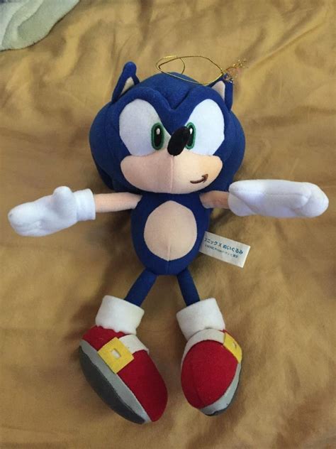 Sonic X The Hedgehog Anime Rare Ufo Catcher Plush 2003 Import Japan