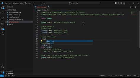 Installing And Getting Started In Pygame Youtube