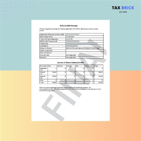 Gst Refundon Exports Taxbrick