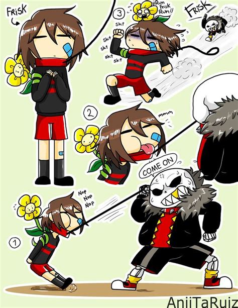 Underfell Frisk Nop By Aniitaruiz Undertale Comic Funny Undertale