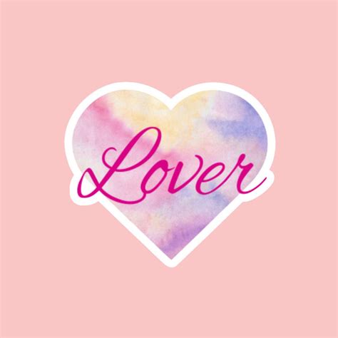Lover Heart Taylor Swift Sticker Swifties The Eras Tour Sticker
