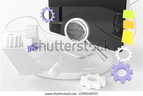 Software Testing Banner Functional Test Methodology Stock Illustration