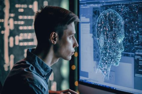 Premium Photo Person Learning How To Use Machine Learning Algorithm