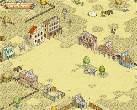 Spaghetti Western Tile Set Interiors