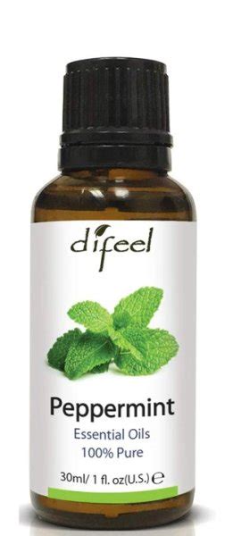 Haz Beauty Difeel Essential Oils 100 Pure Peppermint 30ml Difeel