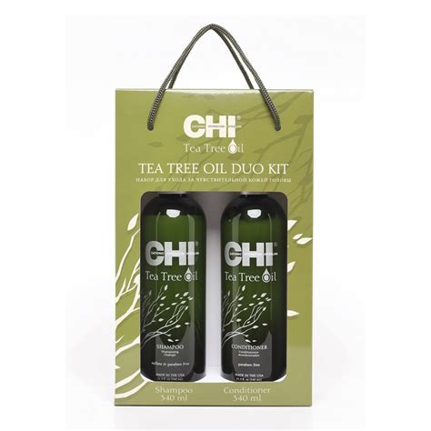 Набор Chi Tea Tree Oil Шампунь и Кондиционер 2x340 мл Chittkit Фирменный магазин Chi Chi