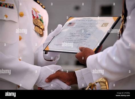 Certificate Of Transfer Decommissioning Ceremony Ffg 8 Frigate Navy Pakistan Navy Sailors