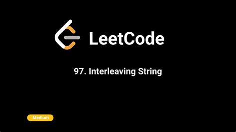 97 Interleaving String
