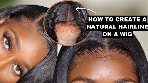 How To Make Your Lace Wig Look Like Scalp Bleaching And Plucking