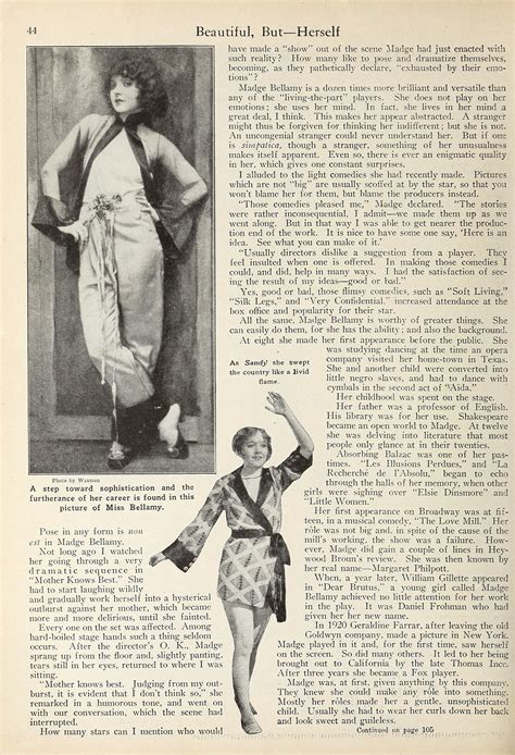 Madge Bellamy — Beautiful But — Herself 1928 🇺🇸 Vintoz