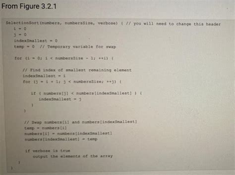 Solved Part 1 Implement A Selection Sort Write An Implementation For 1 Answer