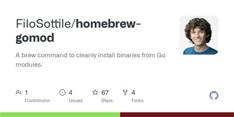 Github Filosottilehomebrew Gomod A Brew Command To Cleanly Install Binaries From Go Modules