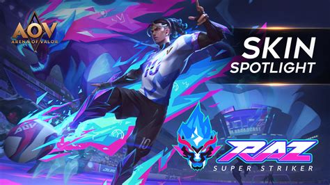 Raz Super Striker Skin Spotlight Garena Aov Arena Of Valor Raz