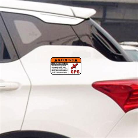 Hpdl Bike Anti Theft Gps Sticker Track And Alert Security Alarm Decal X 1