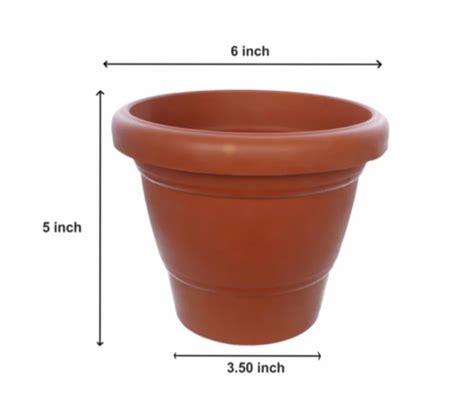 Bkh839 Garden Heavy Plastic Planter Pot At Rs 160 Plastic Pots For