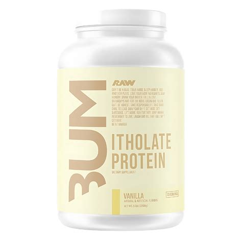 Raw Cbum Itholate Protein 5 Lbs Muscle Mania Club