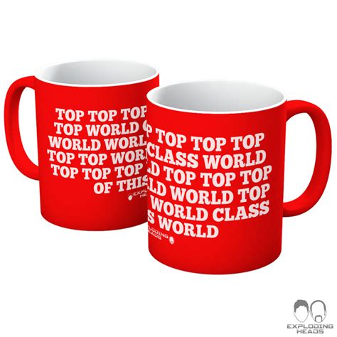 Exploding Heads Top Top Top World Class Of This World Mug Podcast Merch