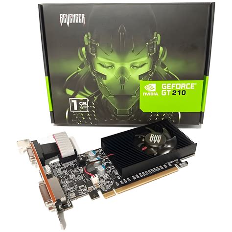 Placa De Vídeo Nvidia Geforce 1gb Gt 210 1g Ddr3 64 Bit Revenger