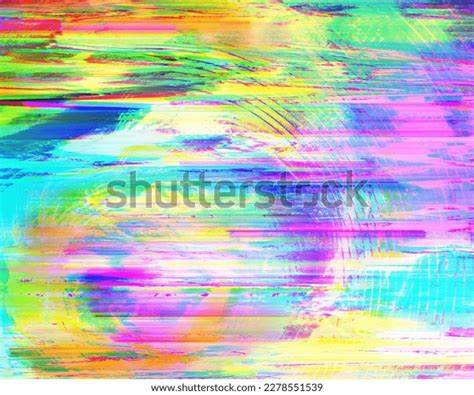 Glitch Art Data Error Pixel Sorting Stock Illustration 2278551539