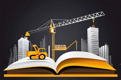 Premium Photo Construction Vector Backgroundconstruction Info