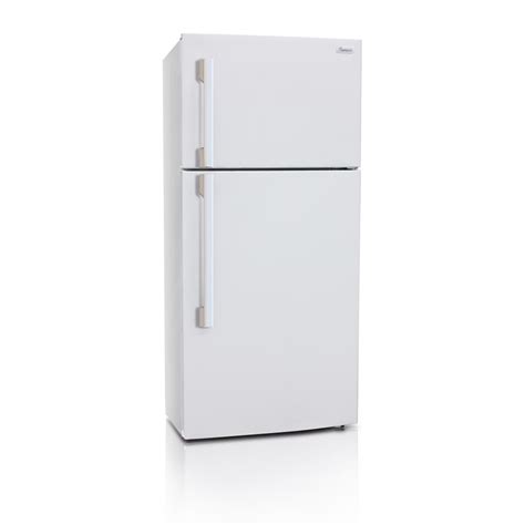 18 Cu Ft Apartment Refrigerator With Top Mount Freezer White