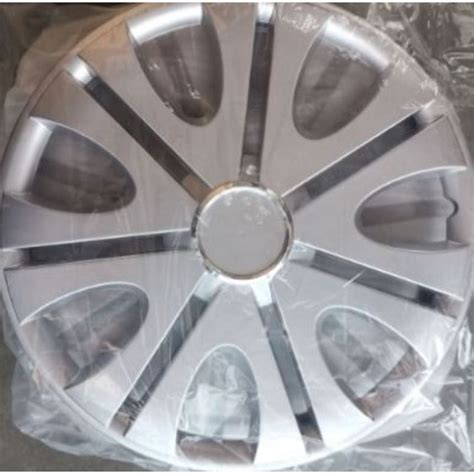 15 Inch Universal Silver Wheel Cover Rim Cap Shopee Malaysia
