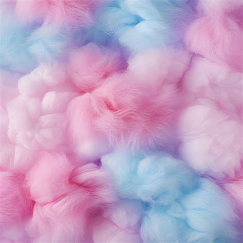 Premium Ai Image Fluffy Cotton Candy