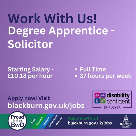 Degree Apprentice Solicitor Your Starting Salary Will Be £10 18 An Hour In Your First Year
