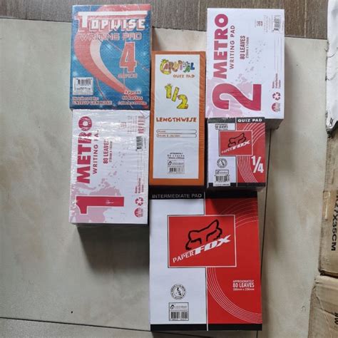 Intermediate Padquiz Padwriting Pad Per Ream14 12crosswise And