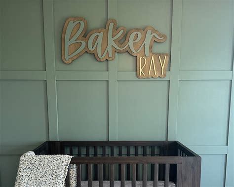 Large Custom Wood Name Sign Nursery Name Sign Boho Girl Name Sign