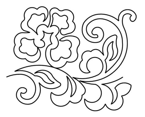 Simple Batik Design Flower