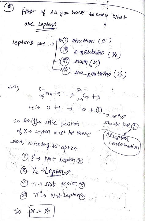 Please Explain The Two Examples In Detail Explain How The Lepton