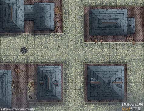 Oc Art A Simple City Neighborhood Map Rdnd