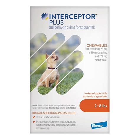 Buy Interceptor Plus Chew Interceptor Spectrum For Dogs 2 8lbs