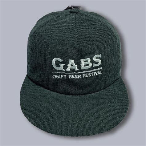 Gabs Green Corduroy Cap Gabs Festival