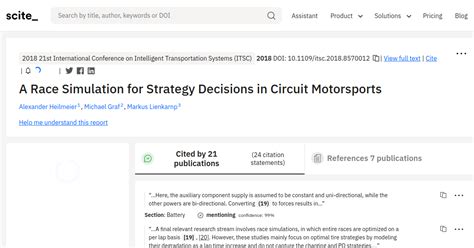 A Race Simulation For Strategy Decisions In Circuit Motorsports