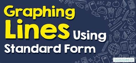 Free Graphing Lines In Standard Form Worksheet Download Free Graphing