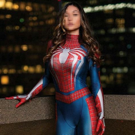 Spider Woman Costume Bodysuit