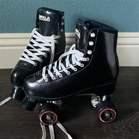 Impala Black And White Roller Skates Worn Only Three Depop