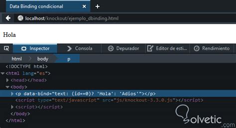 Entendiendo El Data Binding En Knockoutjs Solvetic