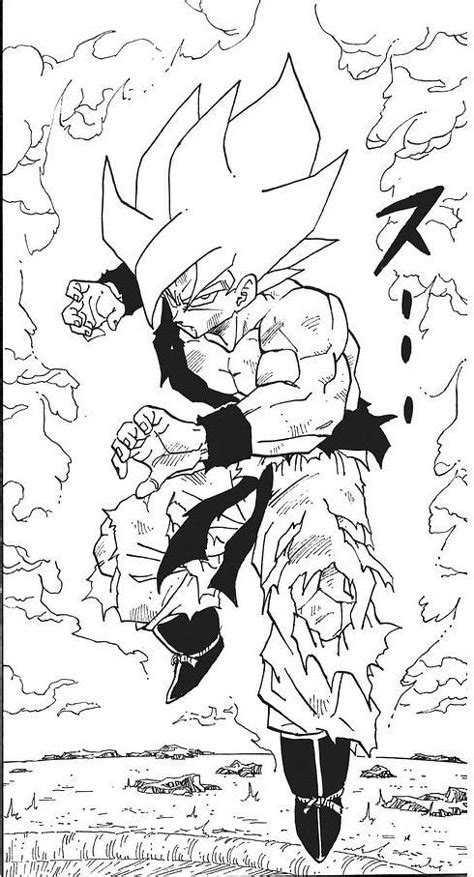Goku Super Saiyan Namek Manga