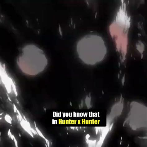 Did You Know That In Hunter X Hunter Youtube