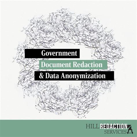 Hill Redaction Services On Linkedin Anonymizing Data Can Be Complex But We At Hill Redaction