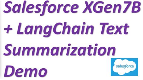 Using New Salesforce Xgen7b Llm In Huggingface And Langchain Text