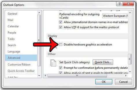 How To Disable Hardware Graphics Acceleration In Outlook 2013 Solve Your Tech