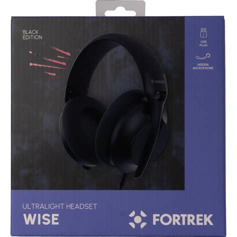 Headset Gamer Fortrek Wise Pt Usb 7 1 Cia Informatica Cia Da