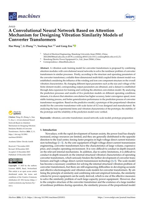 (PDF) A Convolutional Neural Network Based on Attention Mechanism for Designing Vibration ...