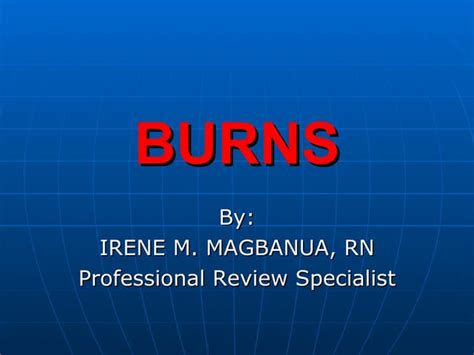 Burns Ppt